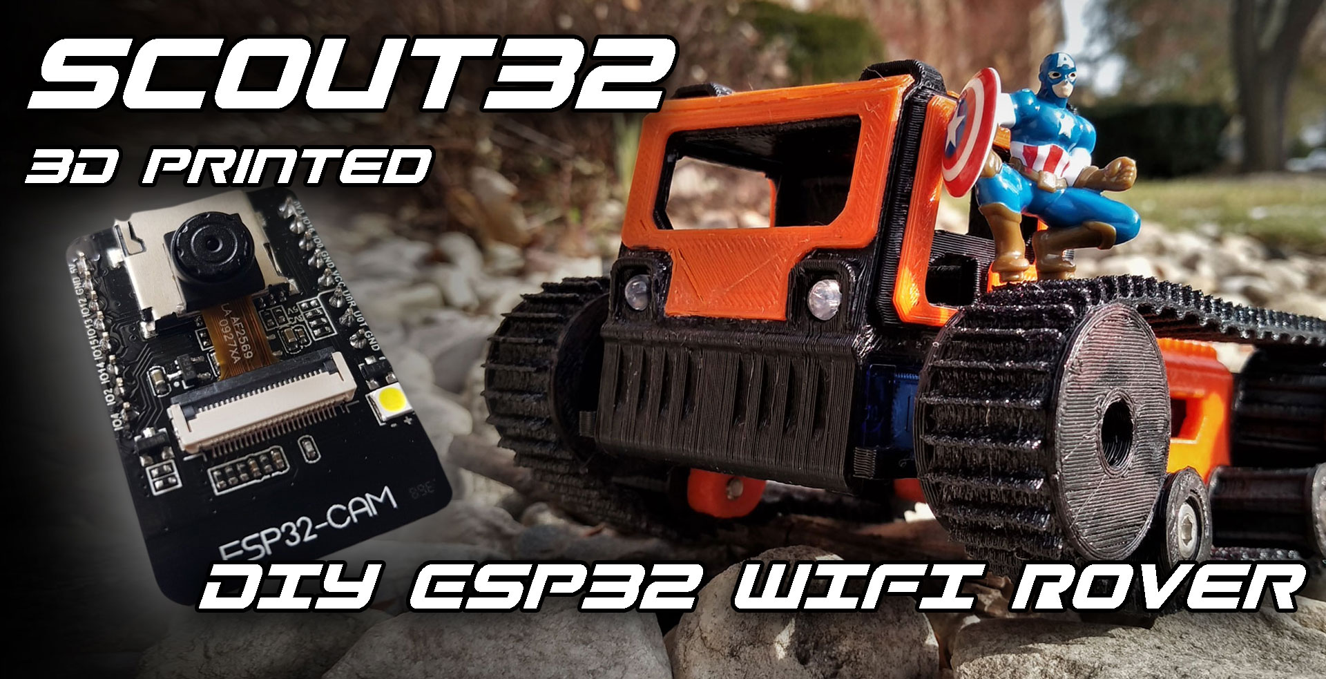 Scout32 – ESP32 WiFi FPV Camera Rover – Pilot Hobbies & Electronics